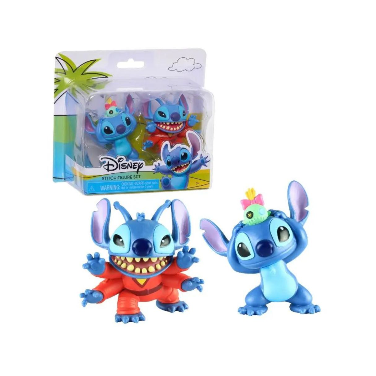 Disney Stitch Figure - Alien And Stitch With Scrump - Toy Corner