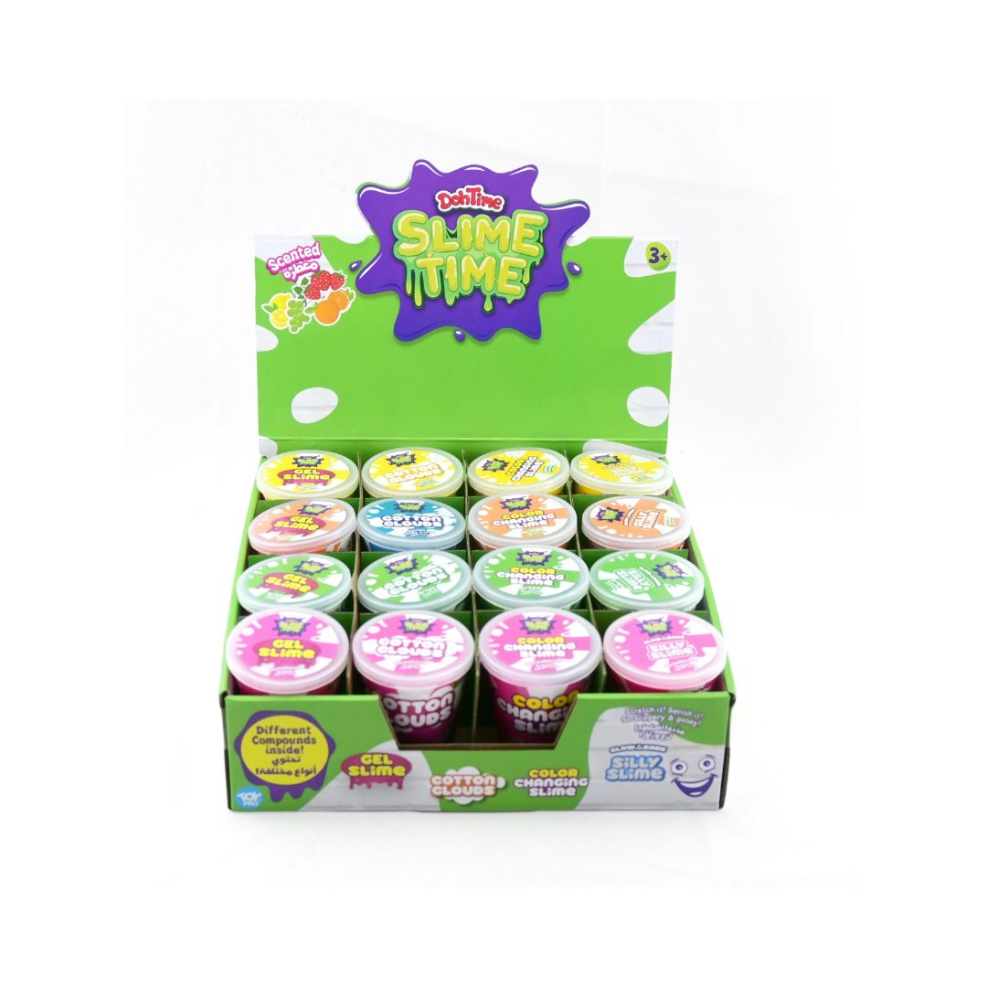 DohTime SlimeTime Novelties Slime Single Can 108g PDQ16 - Toy Corner