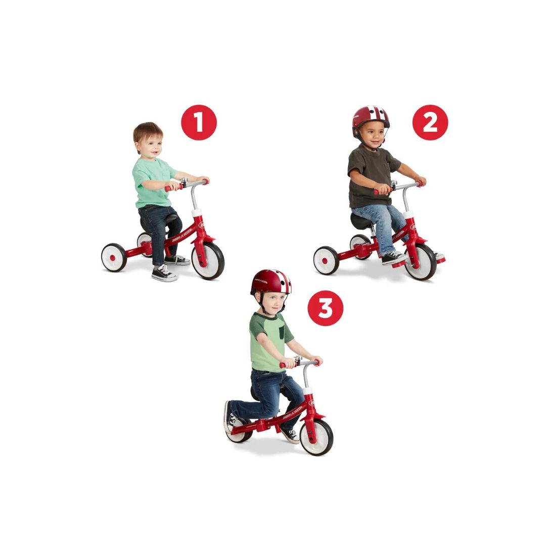 Radio Flyer Triple Play Trike 3-in-1 Ride-On for Kids - 423Z - Toy Corner