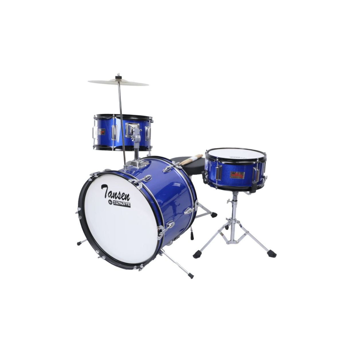 Tovaste J1042 Junior Drum Kit With Throne & Cymbal (Jumbo) - Toy Corner