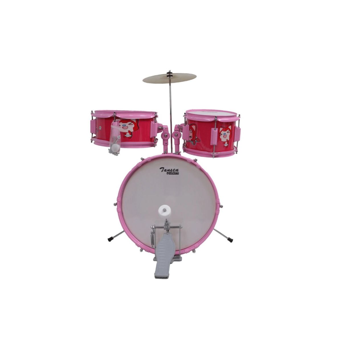Tovaste J1043 Junior Drum Kit With Throne & Cymbal (W/O Snare) - Toy Corner