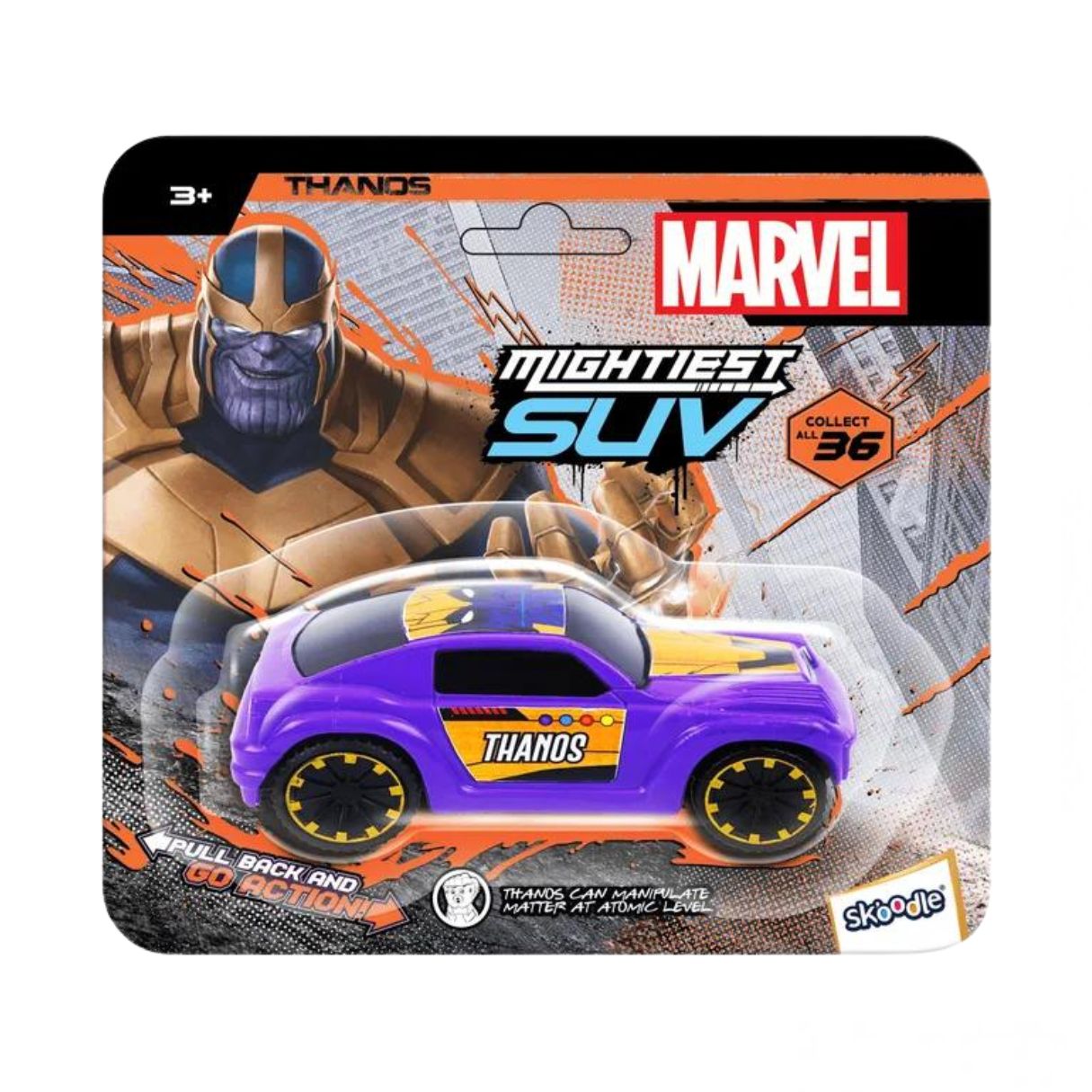 Marvel Pullback Mightiest SUV Car - Thanos - Toy Corner