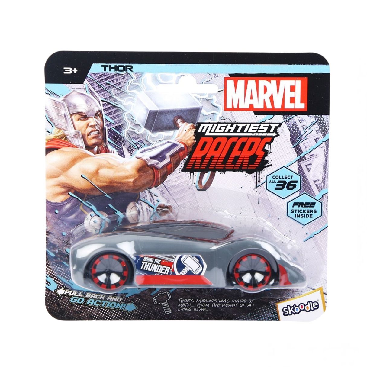 Marvel Pullback Mightiest Racer Car - Thor - Toy Corner
