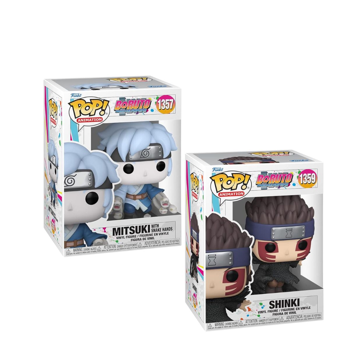 Funko Pop! Animation: Boruto – Mitsuki with Snake Hands and Shinki ...