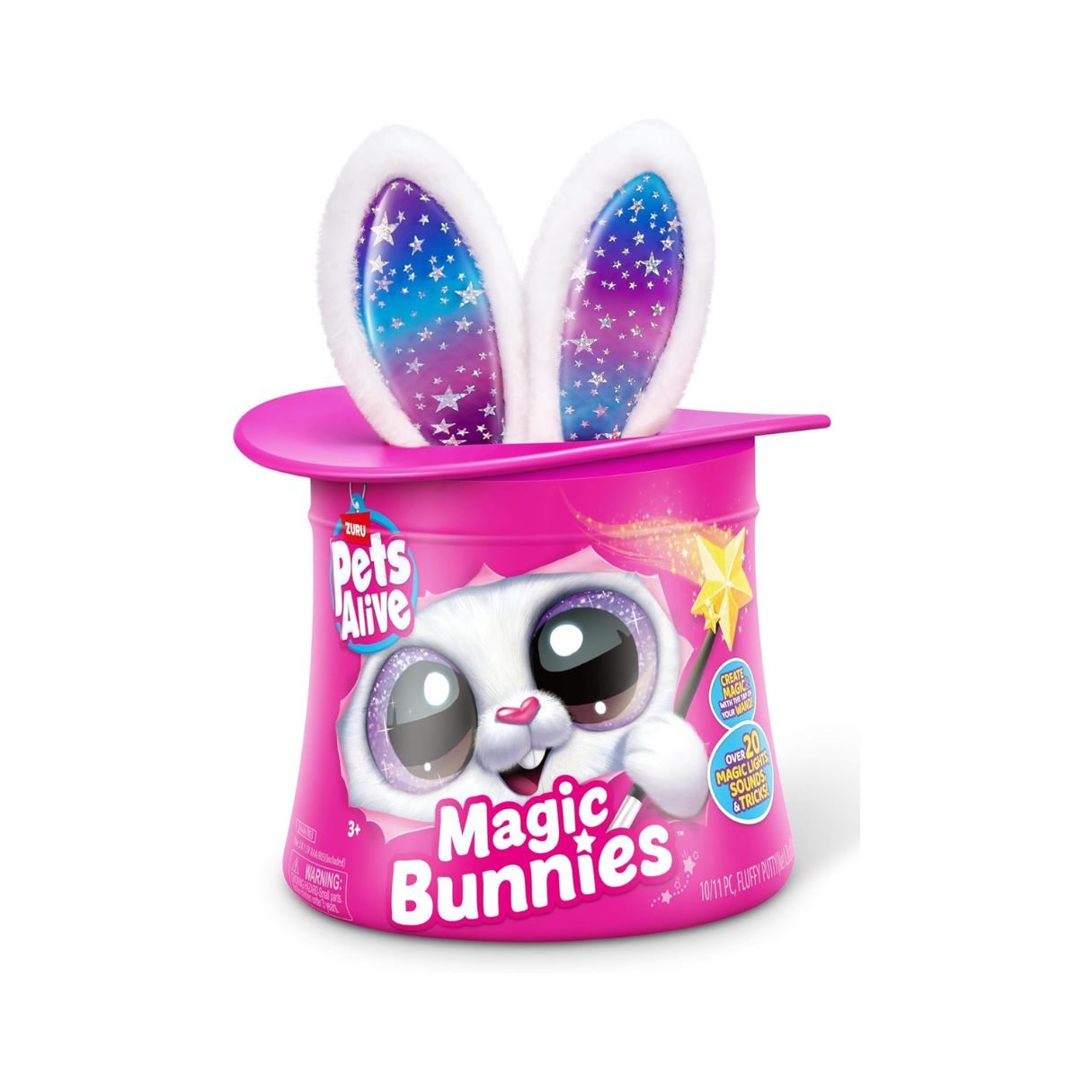 Zuru Pets Alive - Magic Bunny Surprise Series 1, Robotic Bunny - White ...