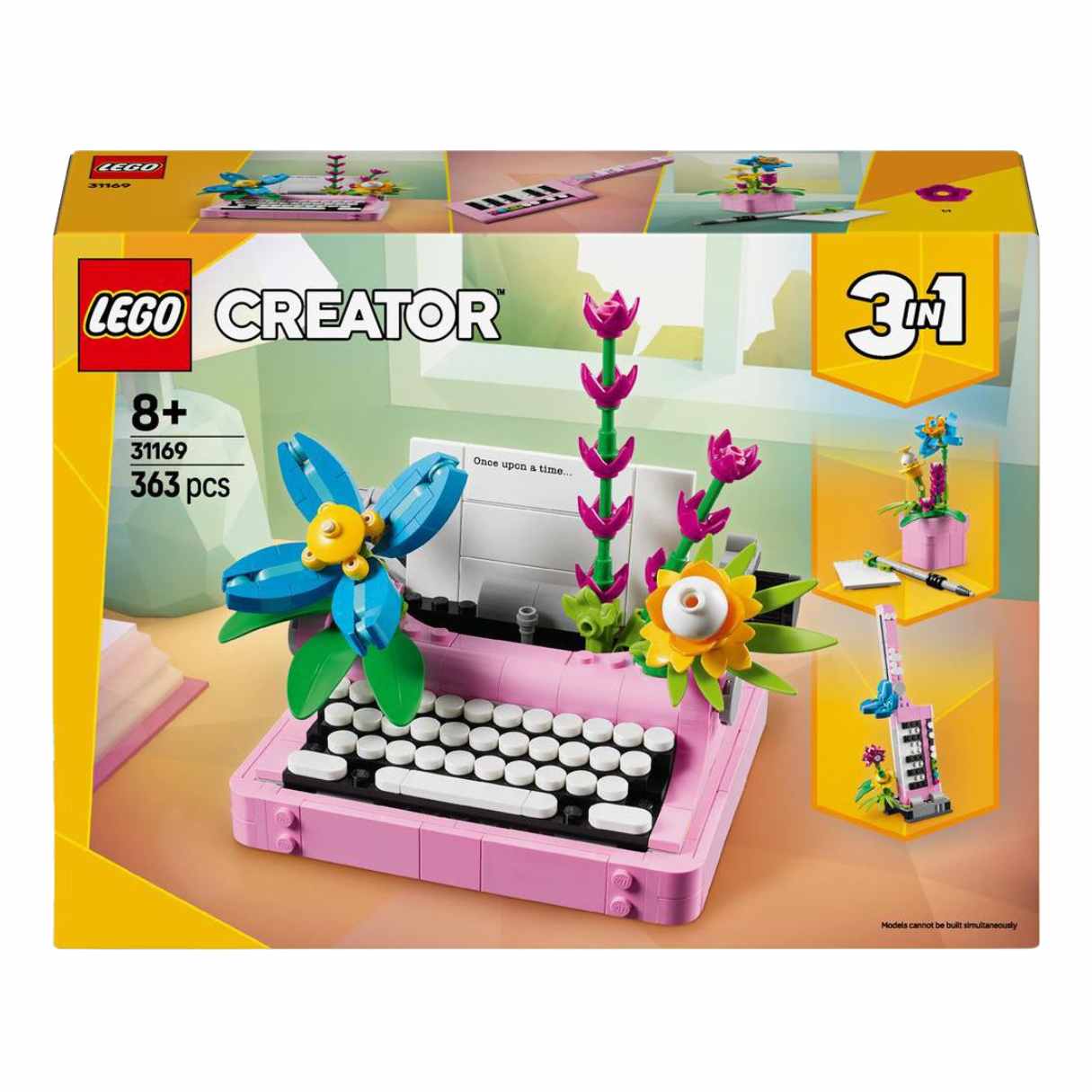 LEGO Creator 3 in 1 Typewriter With Flowers, 31169 - Toy Corner