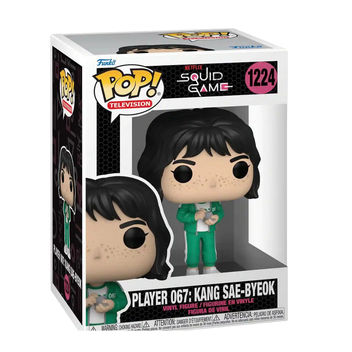 Funko Pop! Tv: Squid Game - Player 067 - Kang Sae Byeok FU64797 - Toy ...