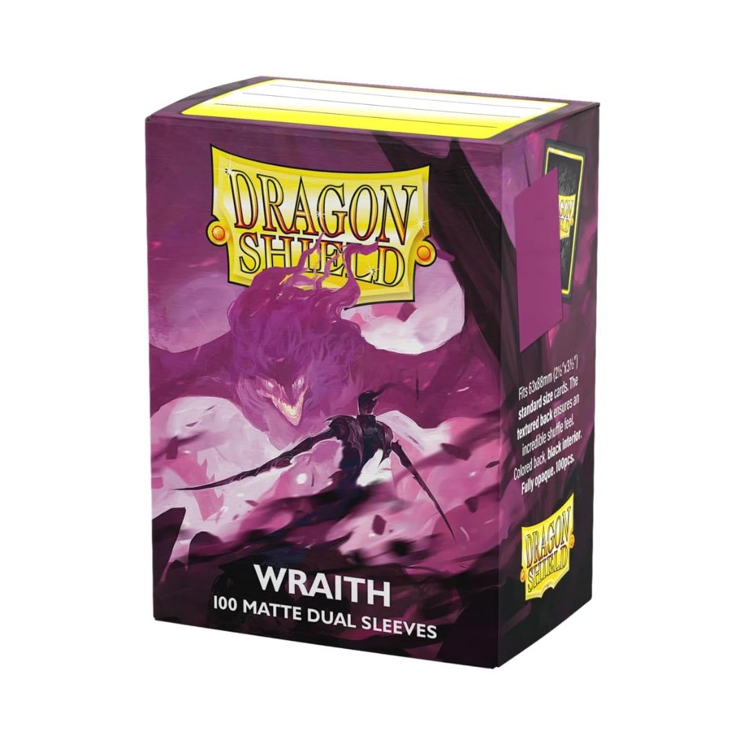 Dragon Shield Sleeves Standard - Dual Matte (x100) - Wraith, AT-15056 ...