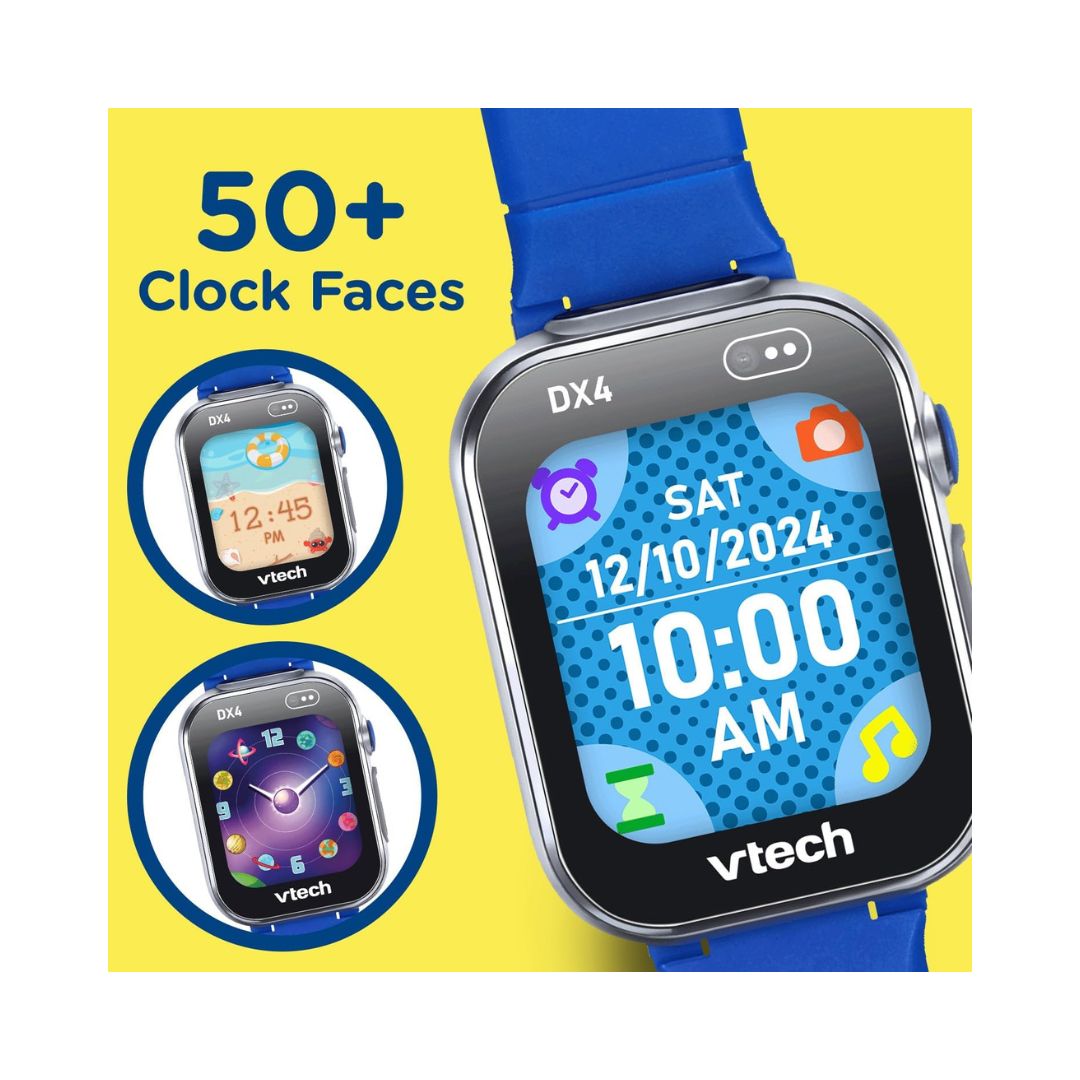 VTech KidiZoom Smartwatch DX4 Blue, VT80-575200 - Toy Corner