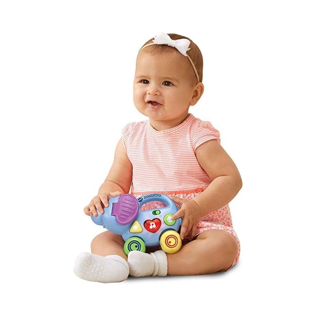 Vtech Push & Play Elephant - Color May Vary, VT80-513603 - Toy Corner